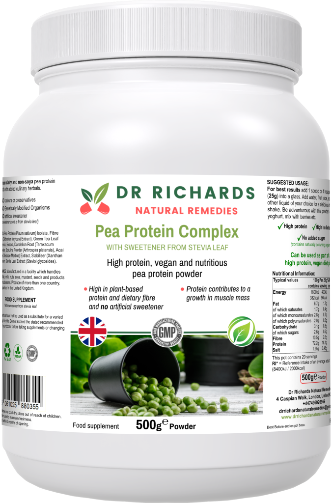 BUY | Pea Protein Complex | DR RICHARDS NATURAL REMEDIES